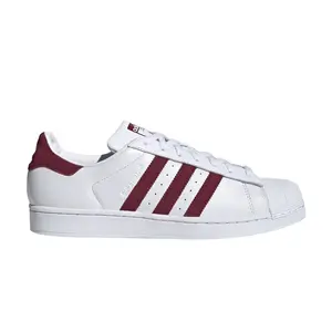Adidas Superstar Collegiate Burgundy - White