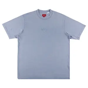 Supreme Acid Wash Short-sleeve Top 'light - Blue
