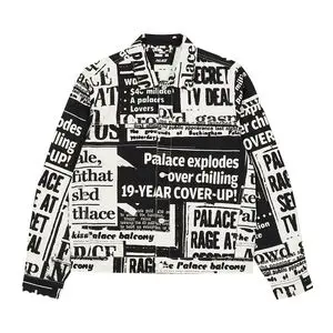 PALACE Tabloid Denim Jacket - Multicolor