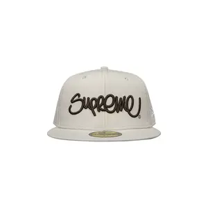 Supreme Handstyle New Era Cap - Tan