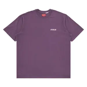 Supreme Washed Script Short-sleeve Top - Purple
