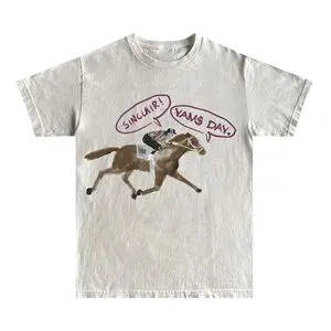 SINCLAIR X Yams Day 2021 Long Beach Horse T-shirt - White