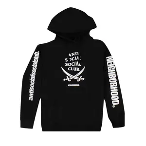 ANTI SOCIAL SOCIAL CLUB X Neighborhood 6ix Hooded Sweatshirt - Black