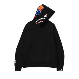A BATHING APE Shark Pullover Hoodie - Black