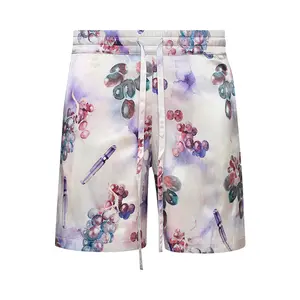 NAHMIAS Printed Silk Shorts