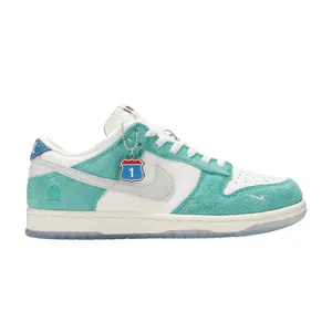Nike Kasina X Dunk Low 'road Sign' Sneakers - Teal