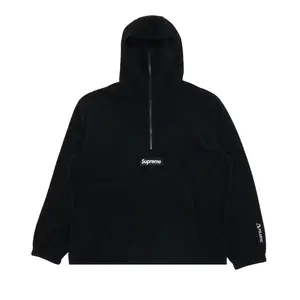 Supreme X Polartec Facemask Half Zip Pullover - Black
