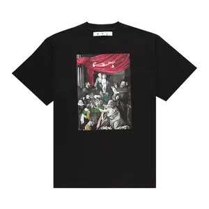 Off-White Caravaggio Painting Short-sleeve Over Tee - Black