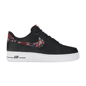 Nike Air Force 1 '07 'Floral' Sneakers Black