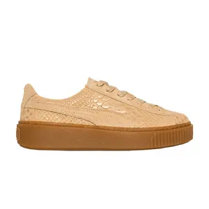 PUMA Platform Exotskin Sneakers - Tan