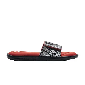 Under Armour Ignite 6 Graphic Strap Slide - Black