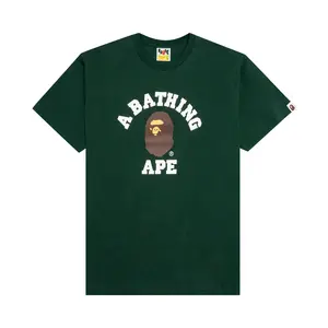A BATHING APE College Tee - Green
