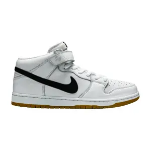 Nike Dunk Mid Sb 'orange Label' Sneakers - White