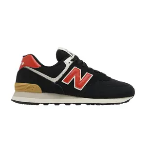 NEW BALANCE 574 Ghost Pepper - Black