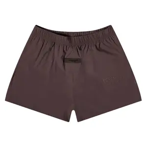 Fear Of God Running Nylon Short 'plum - Brown