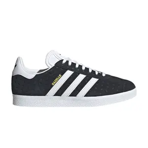 Adidas Gazelle 'allover Debossed Trefoils - Black