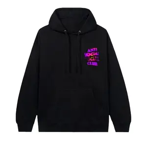 ANTI SOCIAL SOCIAL CLUB Lava Printed Hoodie - Black