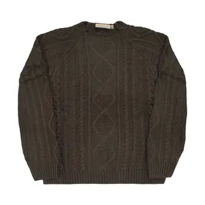 Fear Of God Cable Knit Pullover - Black