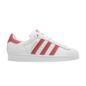 Adidas Superstar Corduroy Striped Sneakers - White