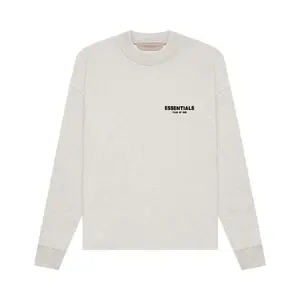 Fear Of God Long-sleeve Tee 'light Oatmeal - Grey