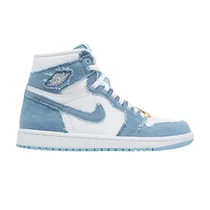JORDAN 1 Retro High Og Denim Sneakers - White