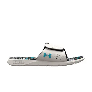 Under Armour Ignite Graphic Footbed Slide - Grey