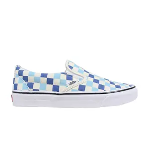 VANS Checkerboard Slip-on Sneakers - Blue