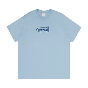 Supreme Warning Tee 'dusty - Blue