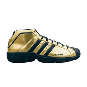 Adidas Pro Model 2g Metallic Sneakers - Gold