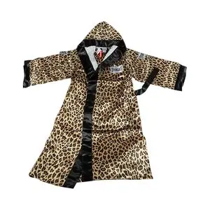 Supreme X Everlast Satin Hooded Boxing Robe 'leopard - Multicolor