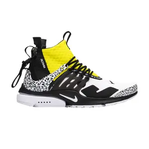 Nike X Acronym Air Presto Mid Sneakers - Yellow