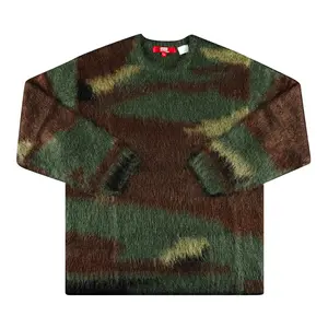 トップス Supreme JUNYA WATANABE Camo Sweater M Supreme JUNYA WATANABE COMME des GARCONS MAN モヘアニット (Supreme