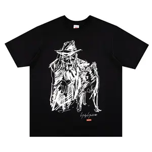 Supreme X Yohji Yamamoto Scribble Portrait Tee - Black