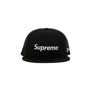 Supreme Supreme X New Era Box Logo Mesh Back Black