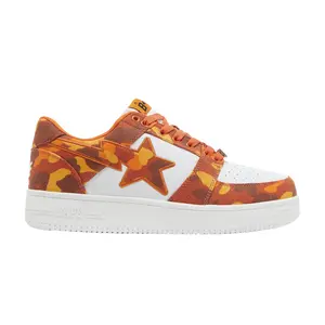 A BATHING APE BAPE Heron Preston X Bapesta 'ABC Camo - Orange' Orange