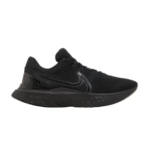 Nike React Infinity Run Flyknit 3 Sneakers - Black