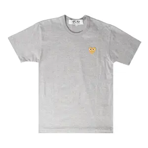 Play Comme Des Garcon Heart Logo T-shirt - Grey