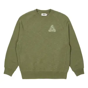 PALACE Tri-ferg Slub Crew - Green