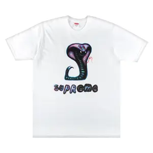 Supreme Snake Tee - White