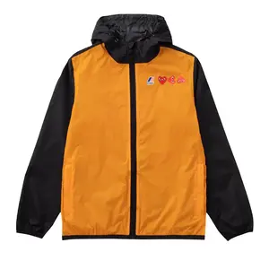 Play Comme Des Garcon K-way Full Zip Hoodie - Orange