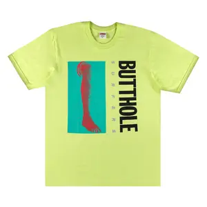 Supreme X Butthole Surfers Leg Tee 'neon - Green