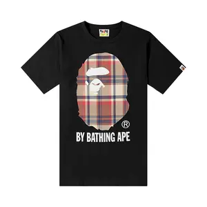 A BATHING APE Check Bathing Ape Tee