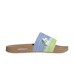 Adidas Moomin X Adilette Cork Slides - Blue