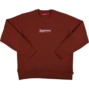 Supreme Supreme Box Logo Crewneck Sweatshirt Orange
