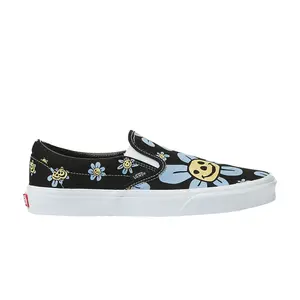 VANS Classic Slip-on With Floral Print - Black