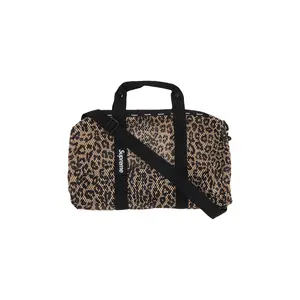 Supreme Leopard Mesh Duffle Bag - Tan