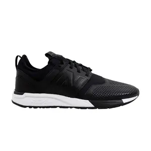 NEW BALANCE 247 Leather Sneakers - Black