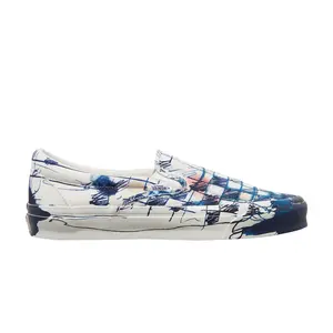 VANS Connor Tingley X Og Classic Slip-on Lx Checkerboard - Blue