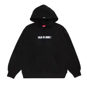 Supreme Motion Logo Hooded Sweatshirt - Black