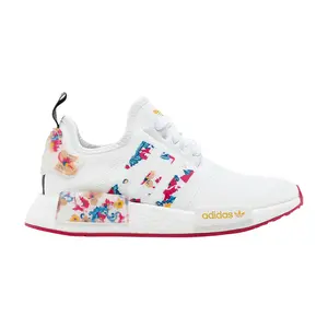Women's floral print athletic shoes